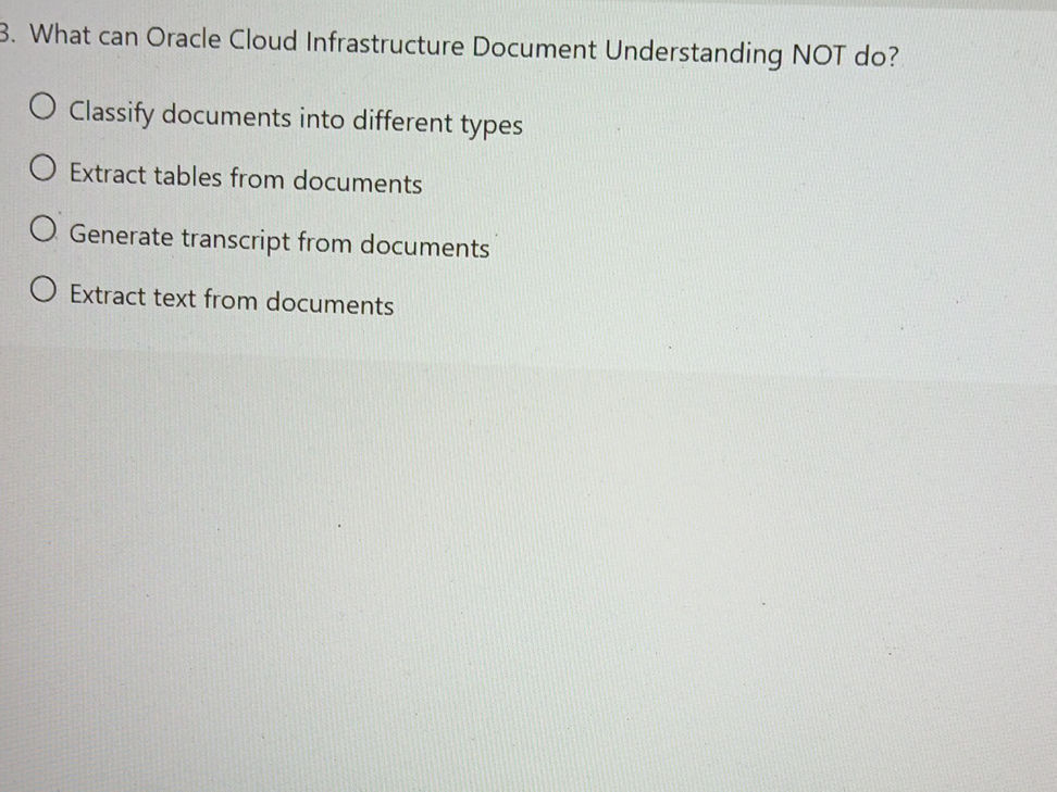 3. What can Oracle Cloud Infrastructure | StudyX