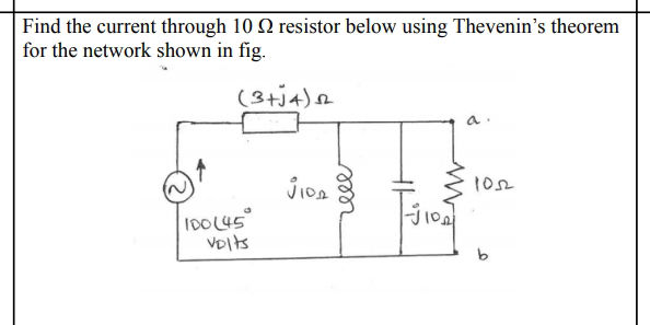 Find the current through 10 $ $ resistor | StudyX