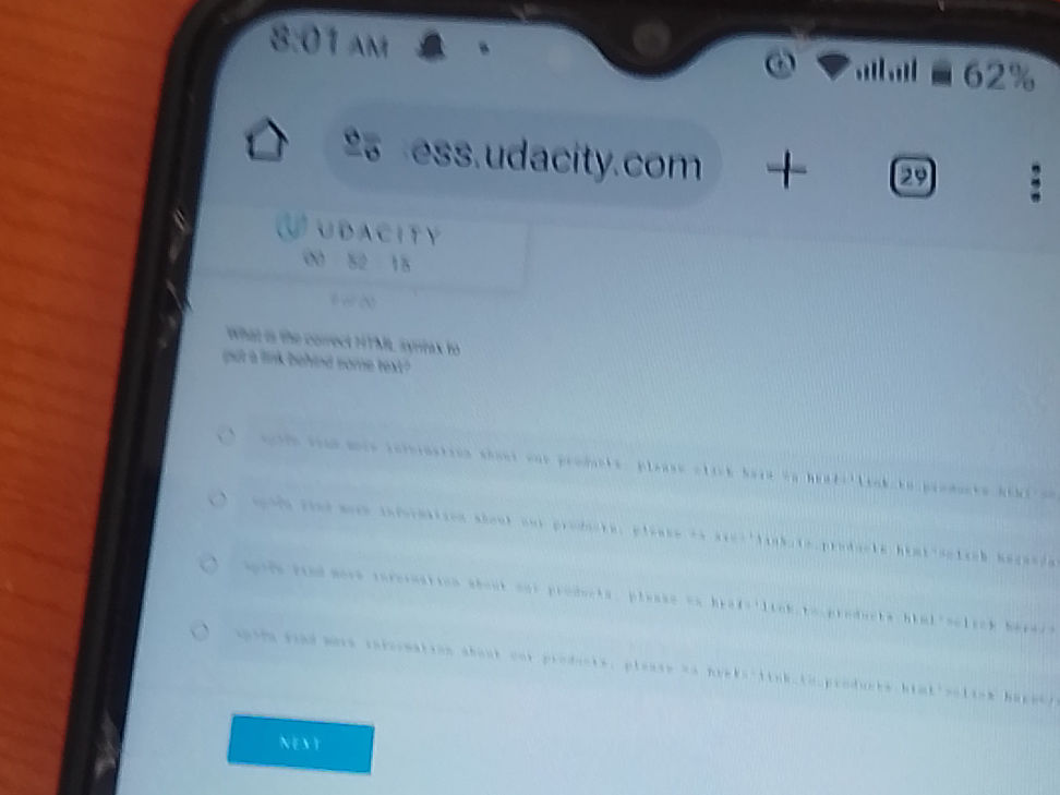 What is the correct HTML syntax to put a | StudyX