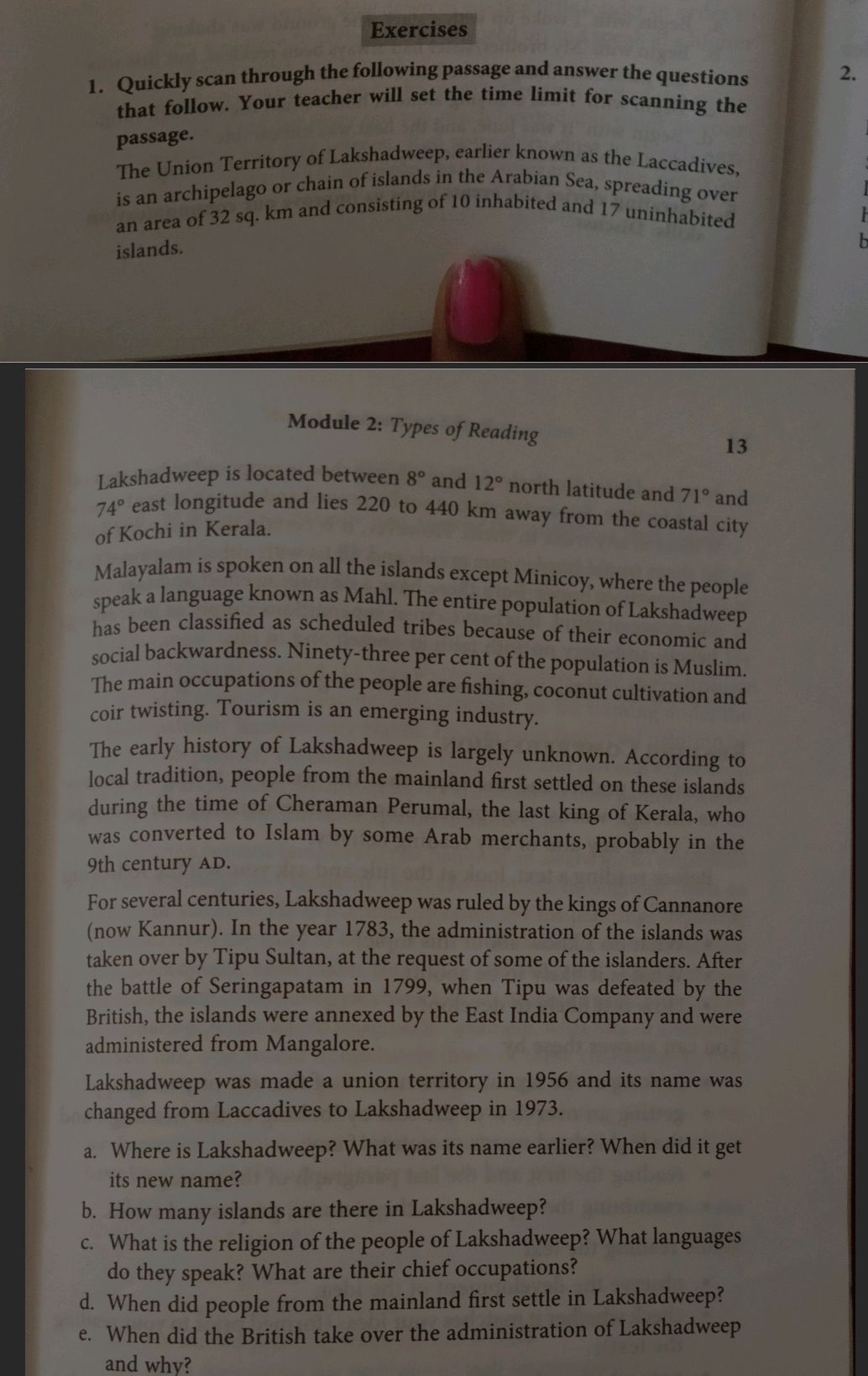 1. Quickly scan through the following | StudyX