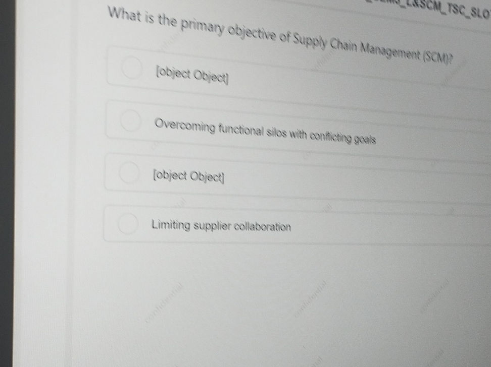 What is the primary objective of Supply | StudyX