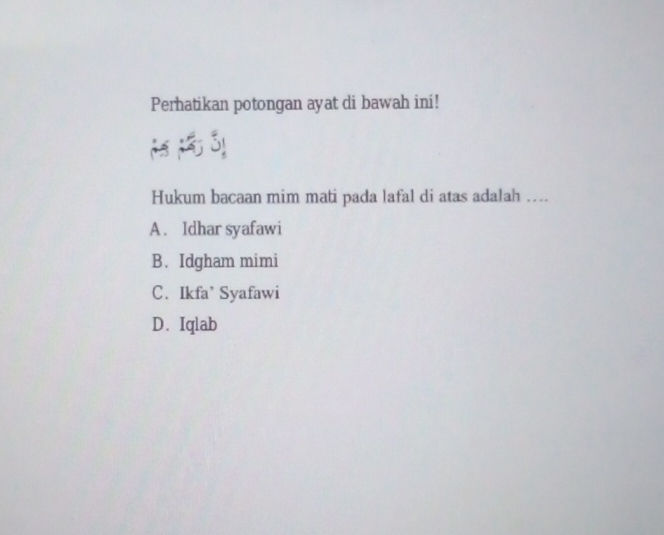 Perhatikan potongan ayat di bawah ini! | StudyX