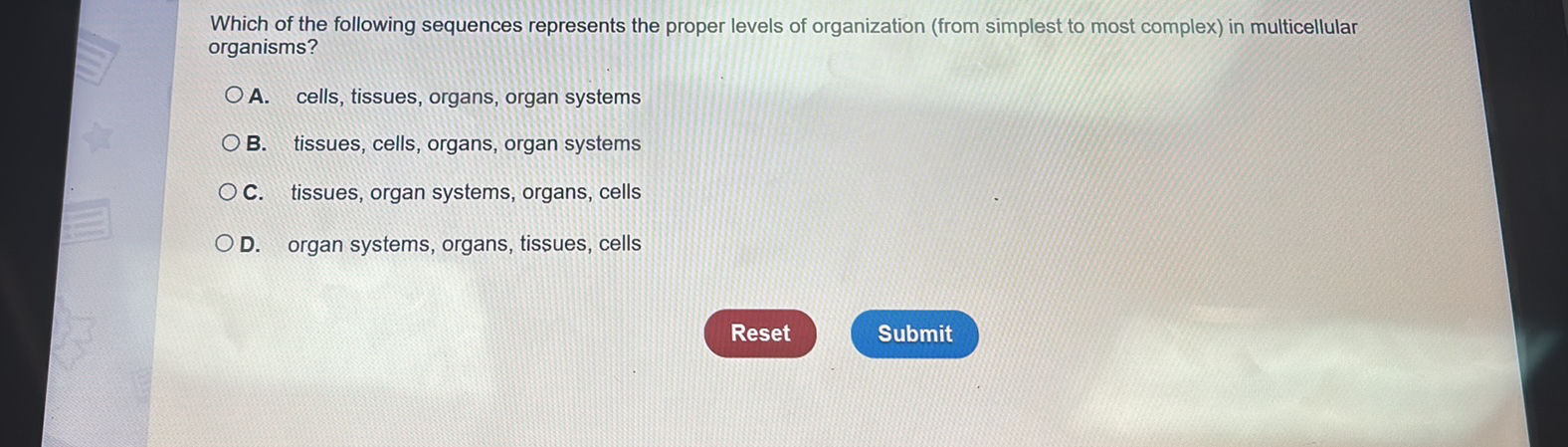 Which of the following sequences represents | StudyX