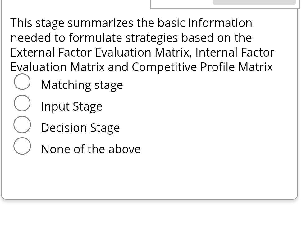 This stage summarizes the basic information | StudyX