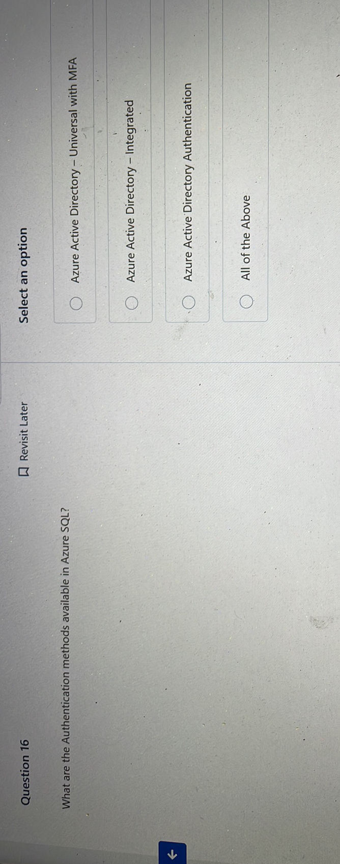 What are the Authentication methods | StudyX
