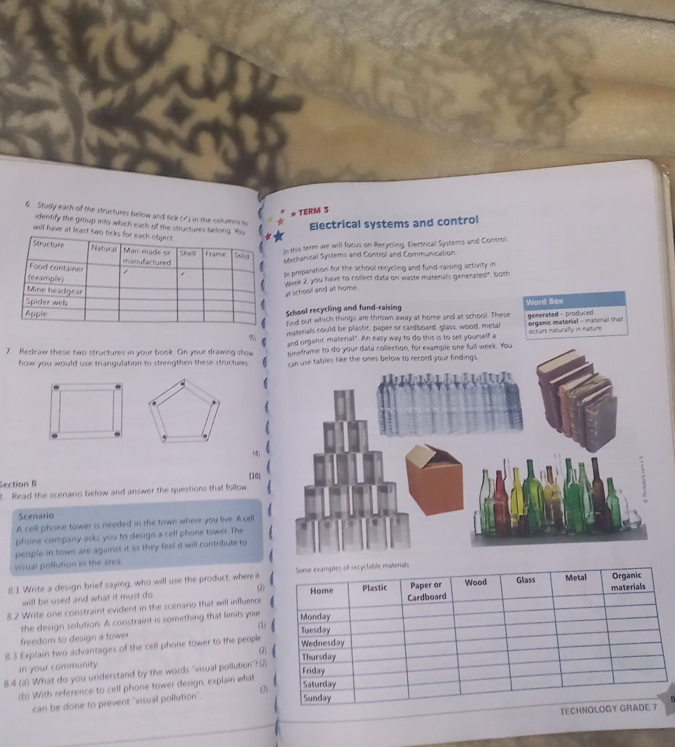 6. Study each of the structures below and | StudyX