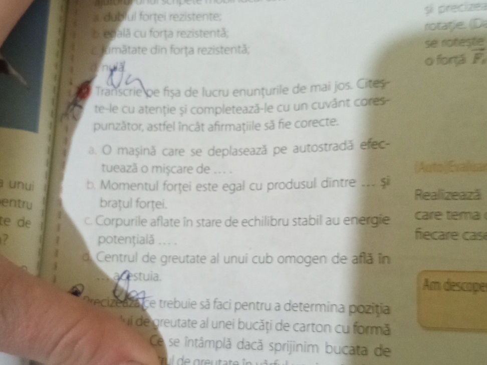 Transcrie pe fișa de lucru enunțurile de mai | StudyX