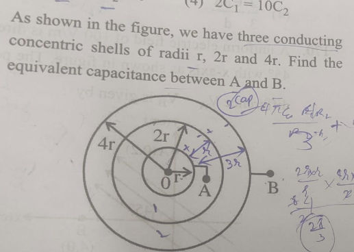 As shown in the figure, we have three | StudyX