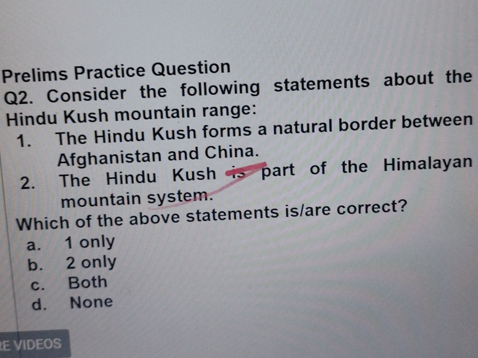 Q2. Consider the following statements about | StudyX