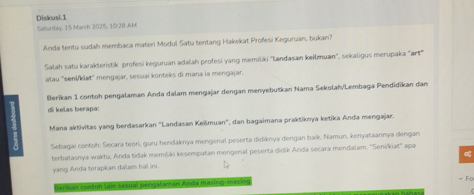 Anda tentu sudah membaca materi Modul Satu | StudyX