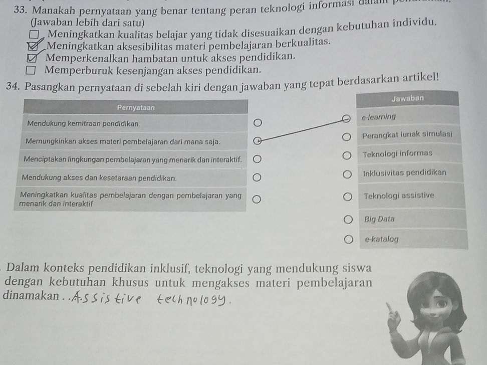 33. Manakah pernyataan yang benar tentang | StudyX