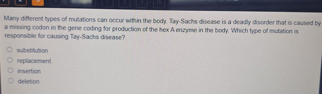 Many different types of mutations can occur | StudyX