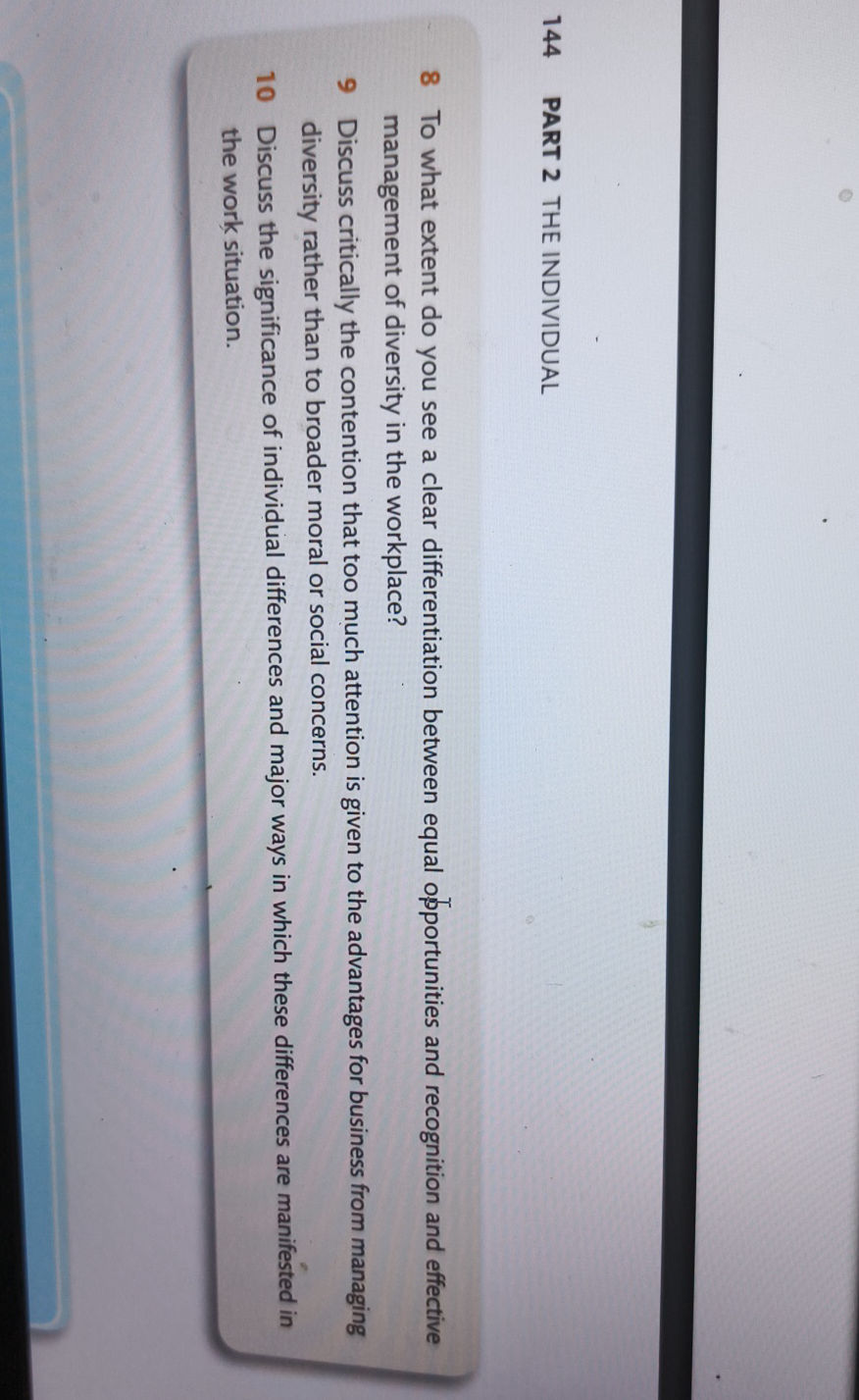 8 To what extent do you see a clear | StudyX