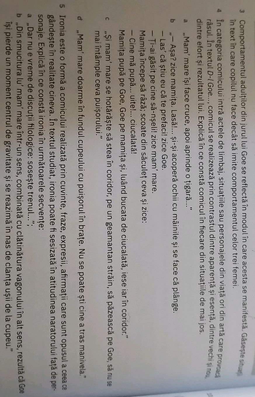 3. Comportamentul adulților din jurul lui | StudyX