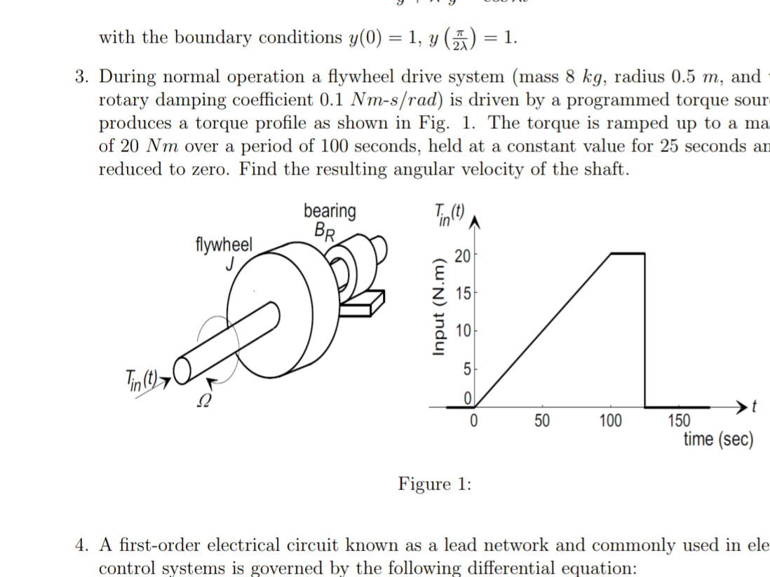 3. During normal operation a flywheel drive | StudyX