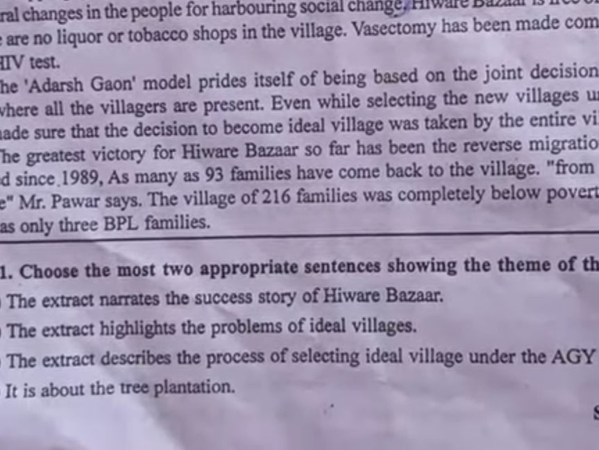 1. Choose the most two appropriate sentences | StudyX