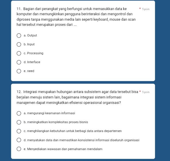 11. Bagian dari perangkat yang berfungsi | StudyX