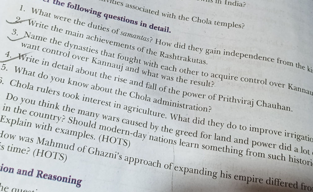 1. What were the duties of samantas? How did | StudyX
