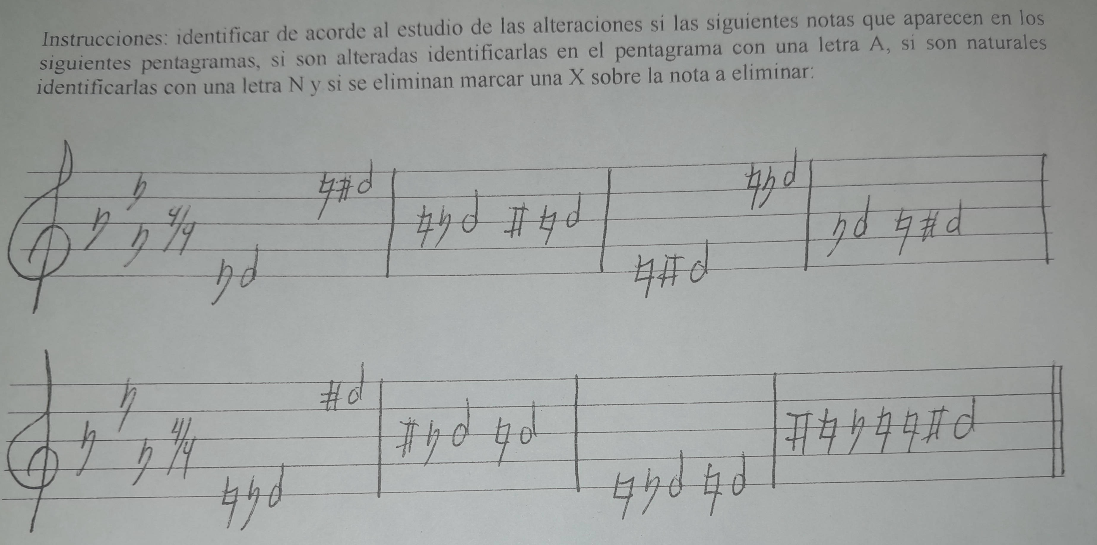 Instrucciones: identificar de acorde al | StudyX