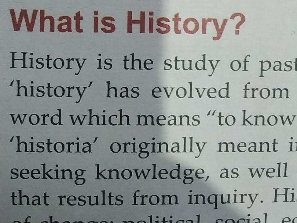 What is History? History is the study of | StudyX
