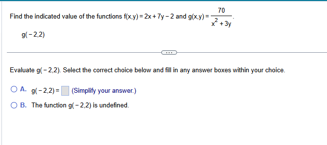 Find the indicated value of the functions | StudyX