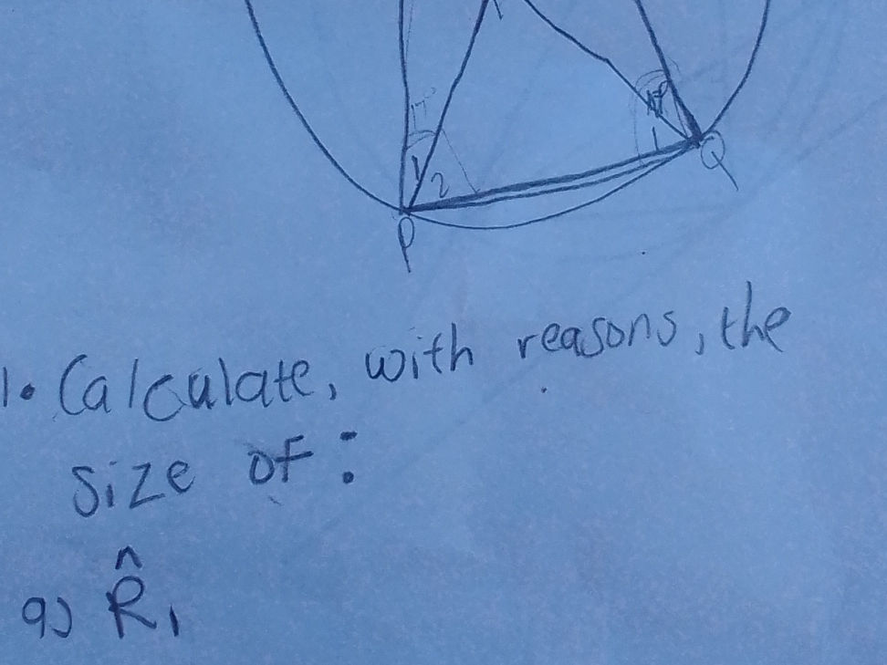 1. Calculate, with reasons, the size of: a) | StudyX