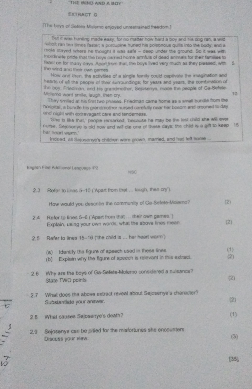 2.3 Refer to lines 5-10 ('Apart from that | StudyX