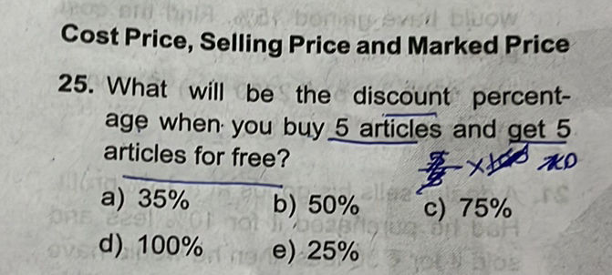 25. What will be the discount percentage | StudyX