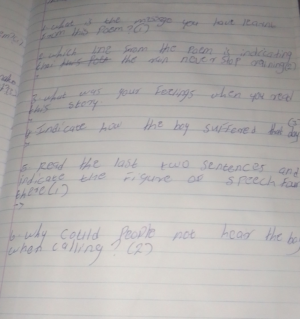 1. what is the message you have learnt from | StudyX