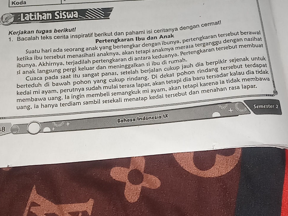 Kerjakan tugas berikut! 1. Bacalah teks | StudyX