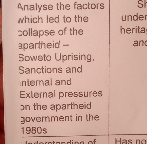 Analyse the factors which led to the | StudyX