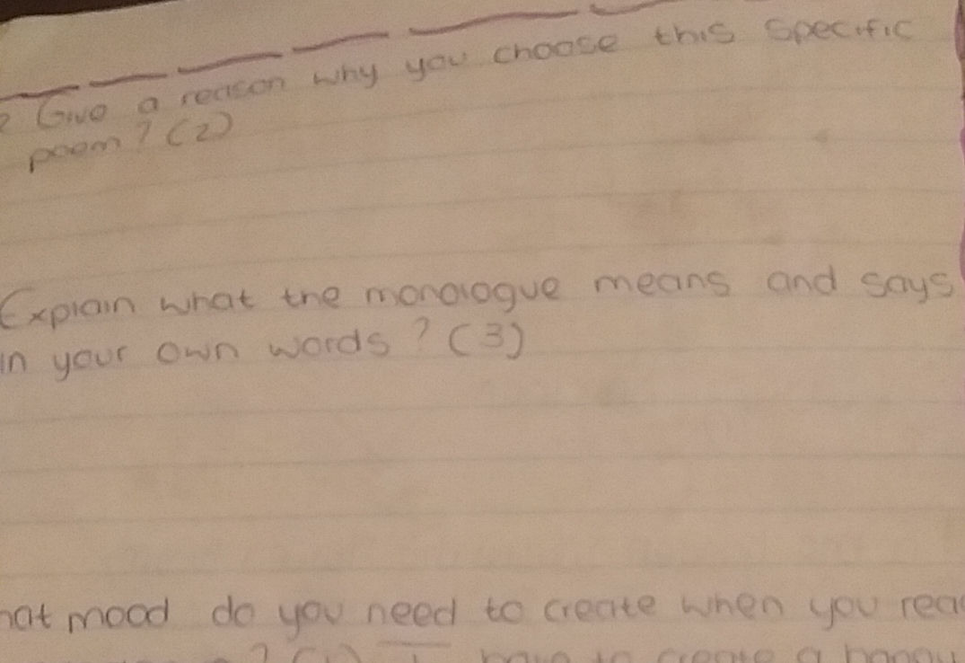 2 Give a reason why you choose this specific | StudyX