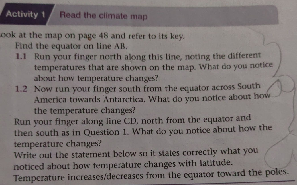 Look at the map on page 48 and refer to its | StudyX