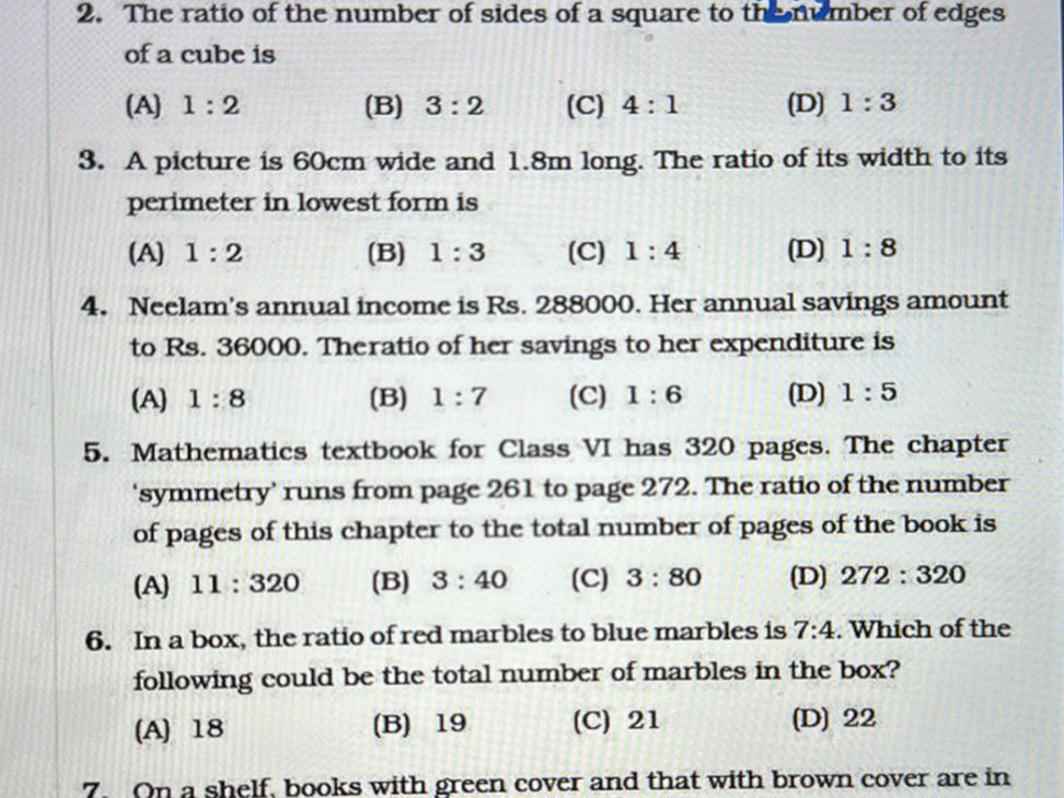 2. The ratio of the number of sides of a | StudyX