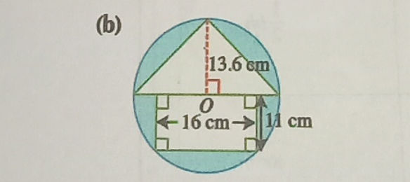 The image shows a circle with a triangle and | StudyX