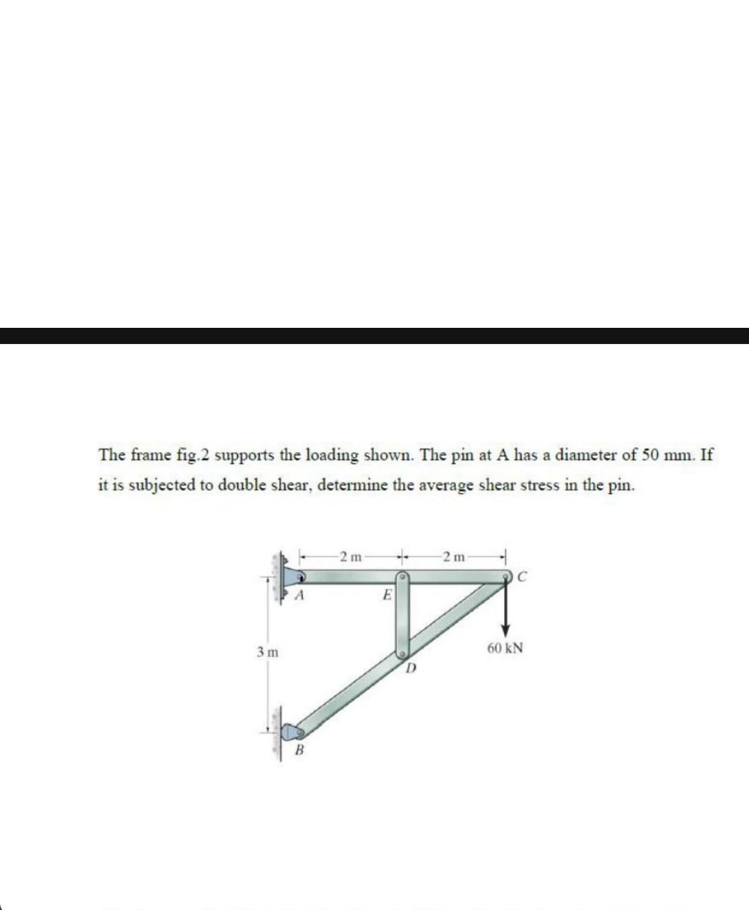 The frame fig.2 supports the loading shown. | StudyX