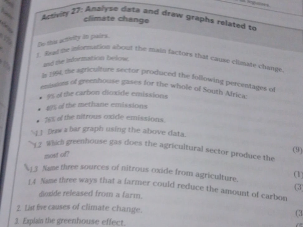 Activity 27: Analyse data and draw graphs | StudyX