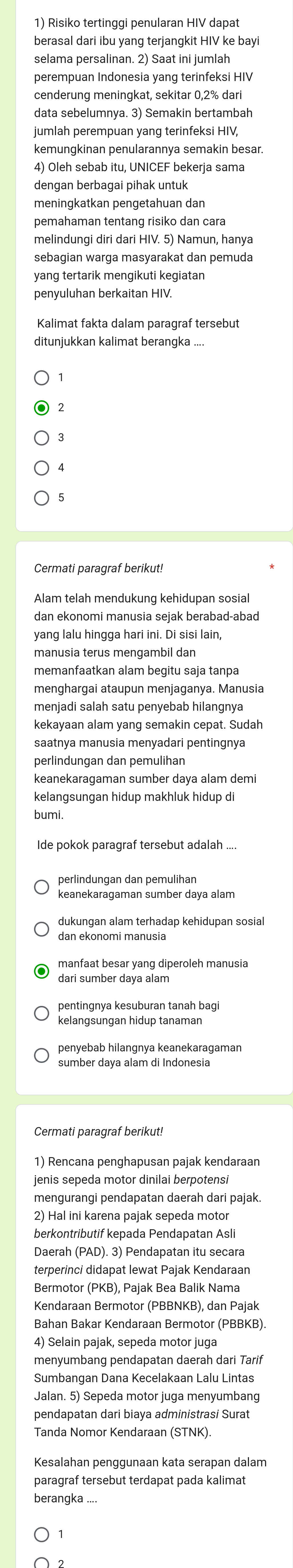 Kalimat fakta dalam paragraf tersebut | StudyX