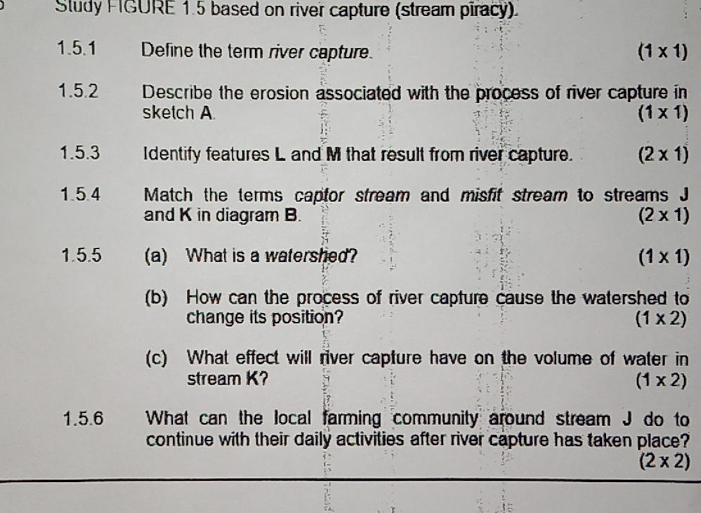 Study FIGURE 1.5 based on river capture | StudyX
