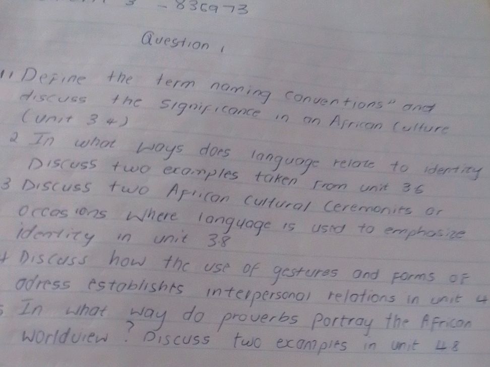 1. Define the term "naming conventions" and | StudyX