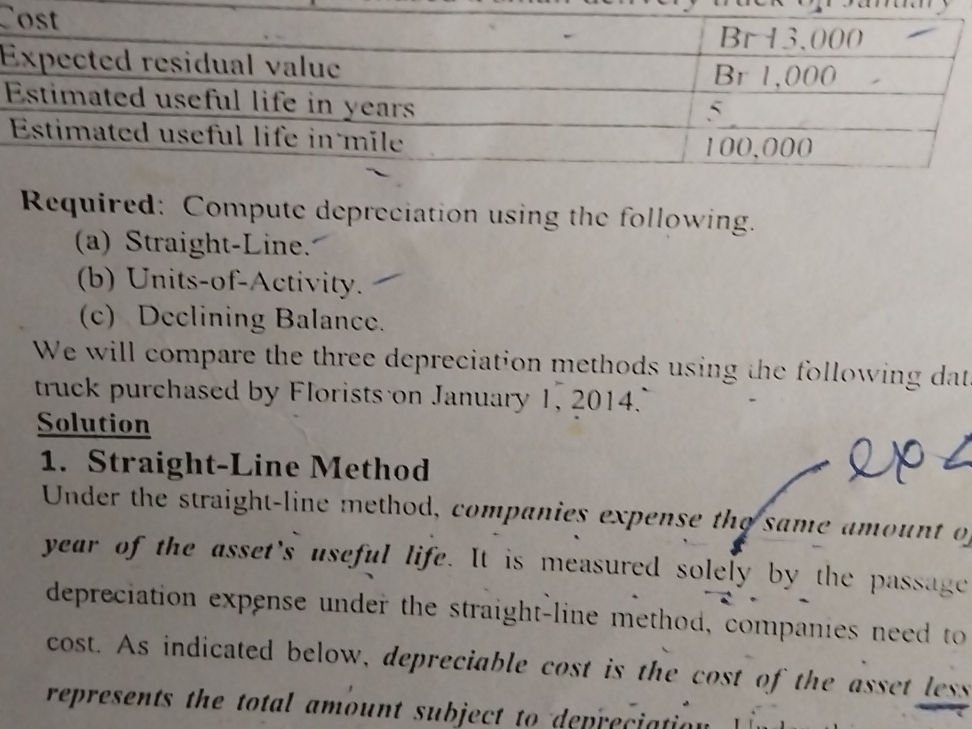 Required: Compute depreciation using the | StudyX