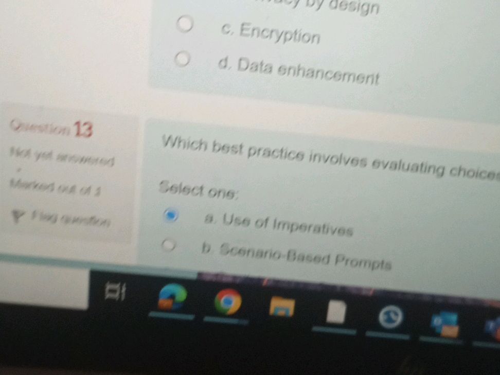 Which best practice involves evaluating | StudyX