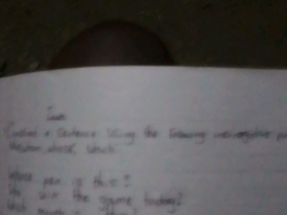 I Construct a sentence using the following | StudyX