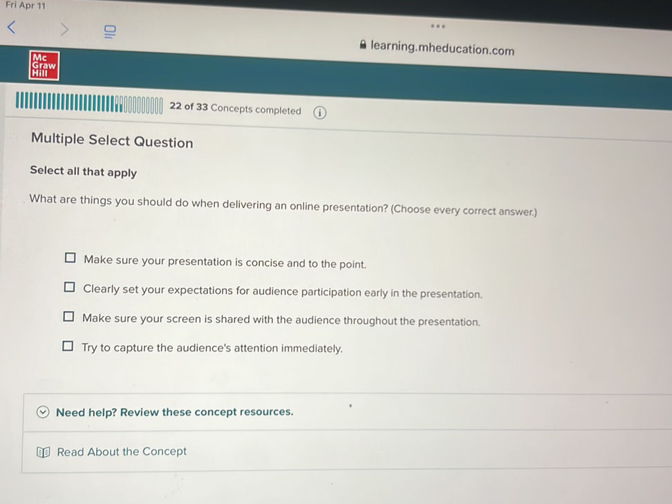 Multiple Select Question Select all that | StudyX