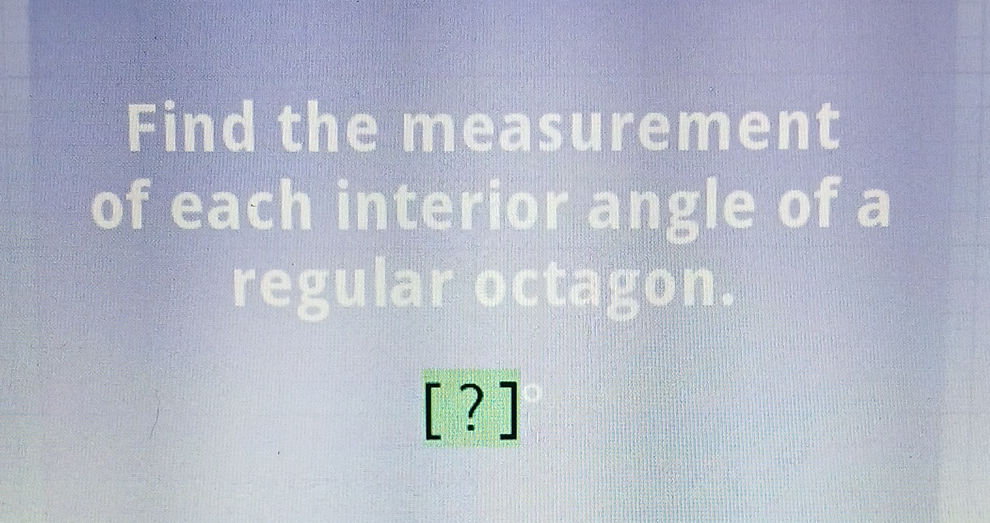 Find the measurement of each interior angle | StudyX