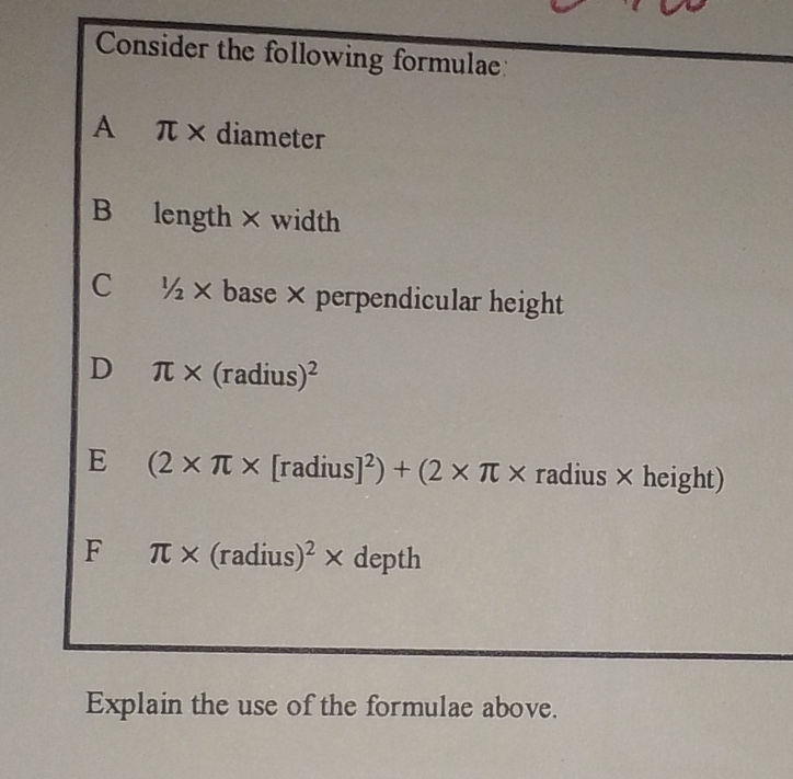 Consider the following formulae: A $ | StudyX