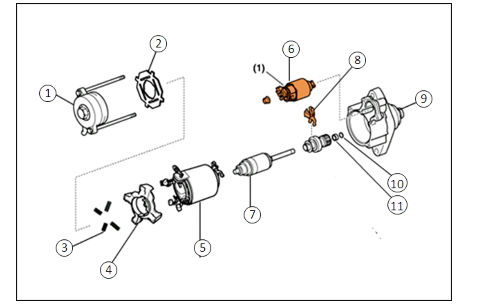 The image shows an exploded view of a | StudyX