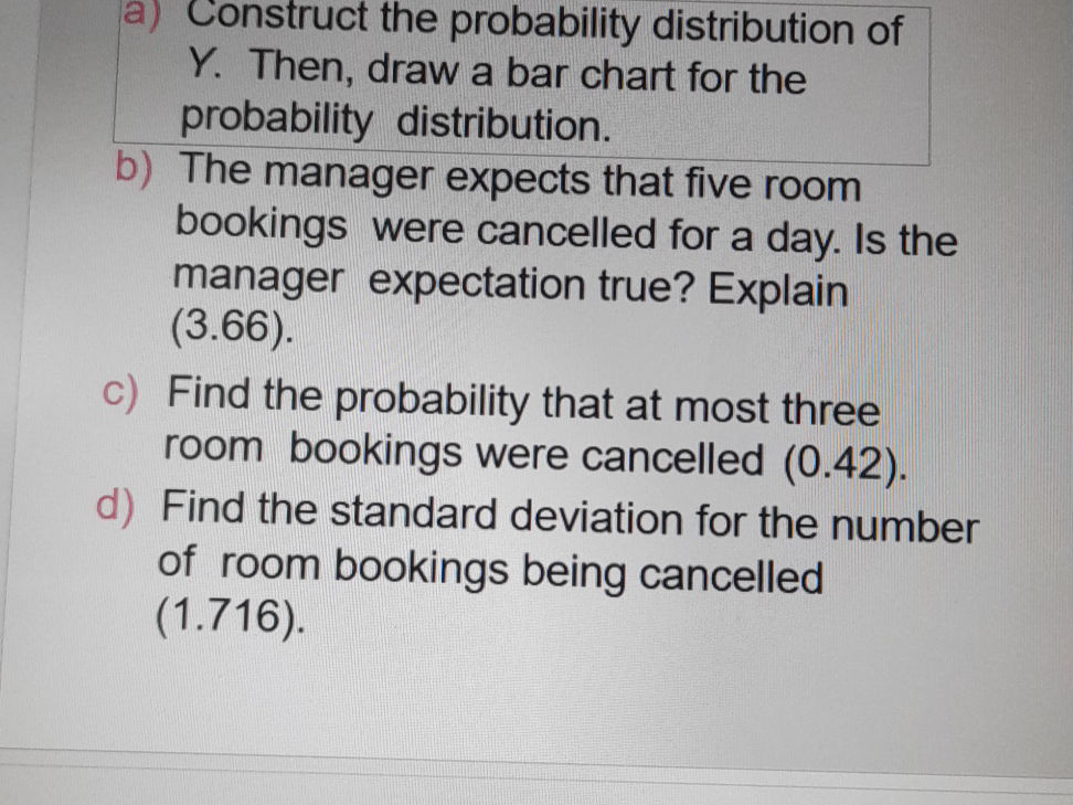 a) Construct the probability distribution of | StudyX