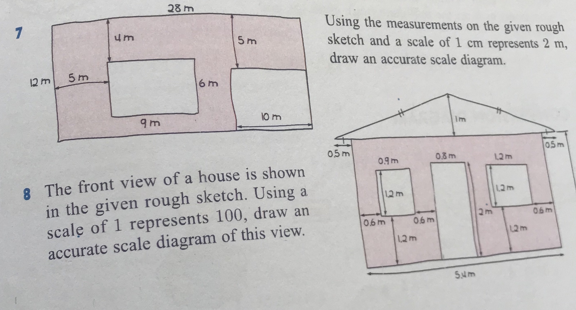 Using the measurements on the given rough | StudyX