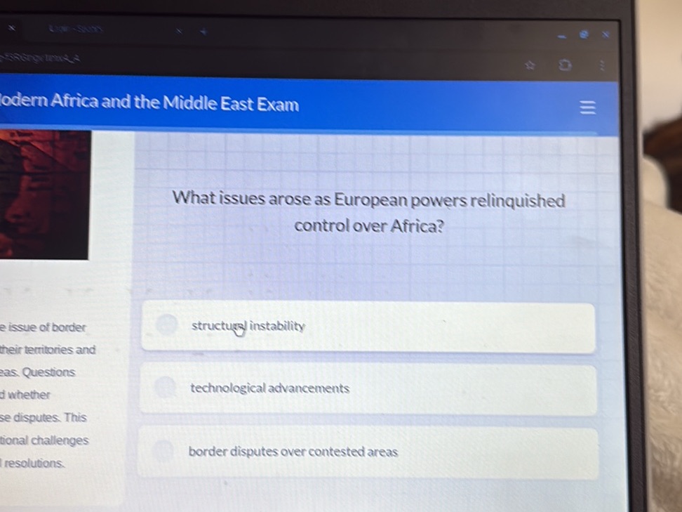 What issues arose as European powers | StudyX